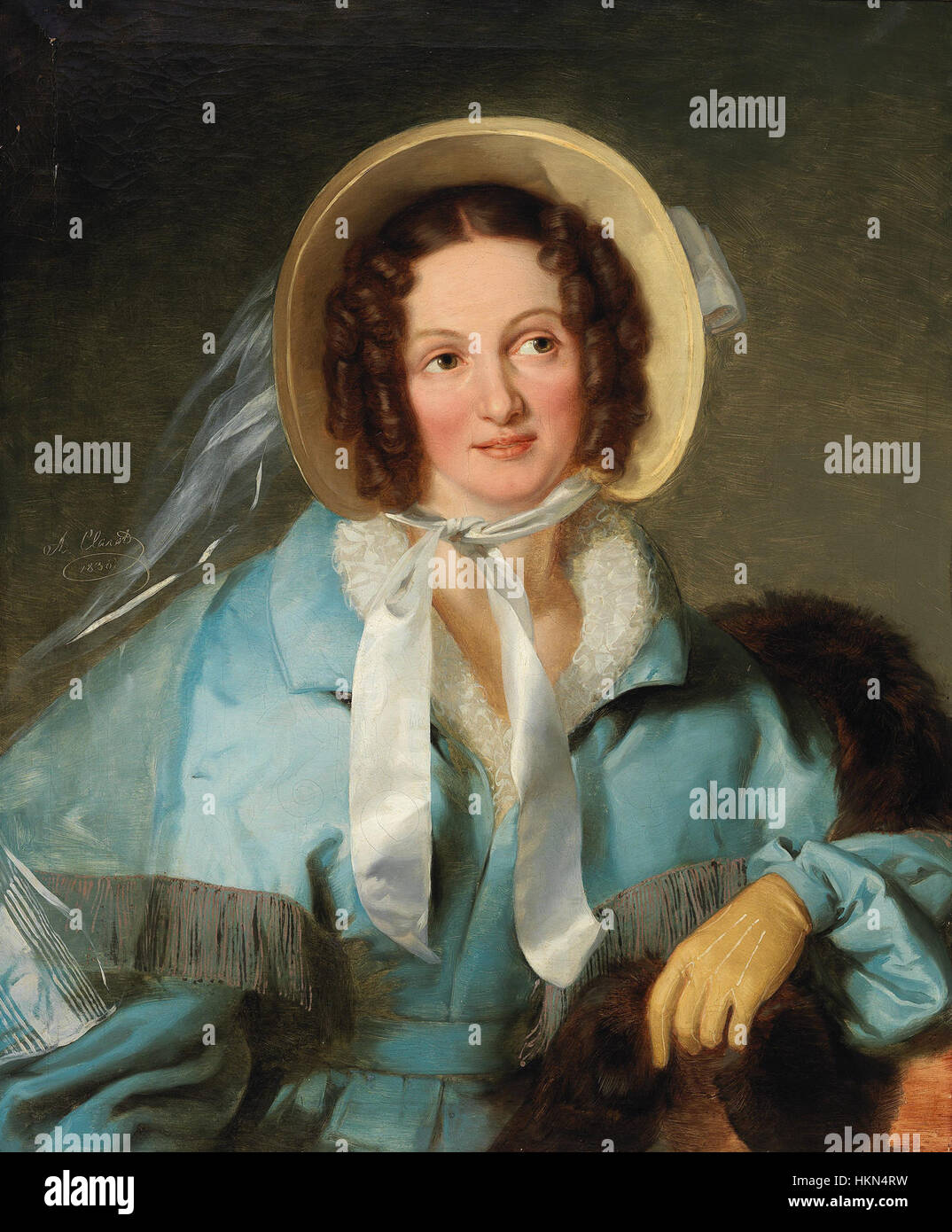 Dame mit hut hi-res stock photography and images - Alamy