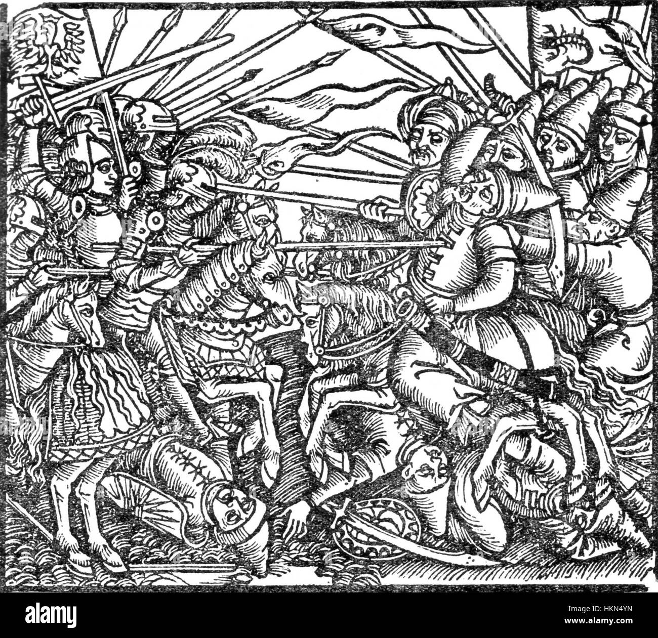 The artwork titled '2 Sarmatii 1521' is a historical piece depicting ...