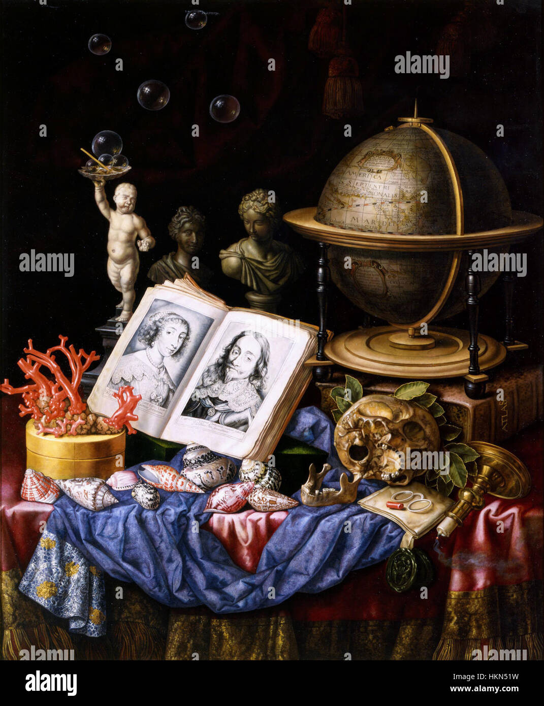 This Vanitas still life allegorically represents King Charles I of ...