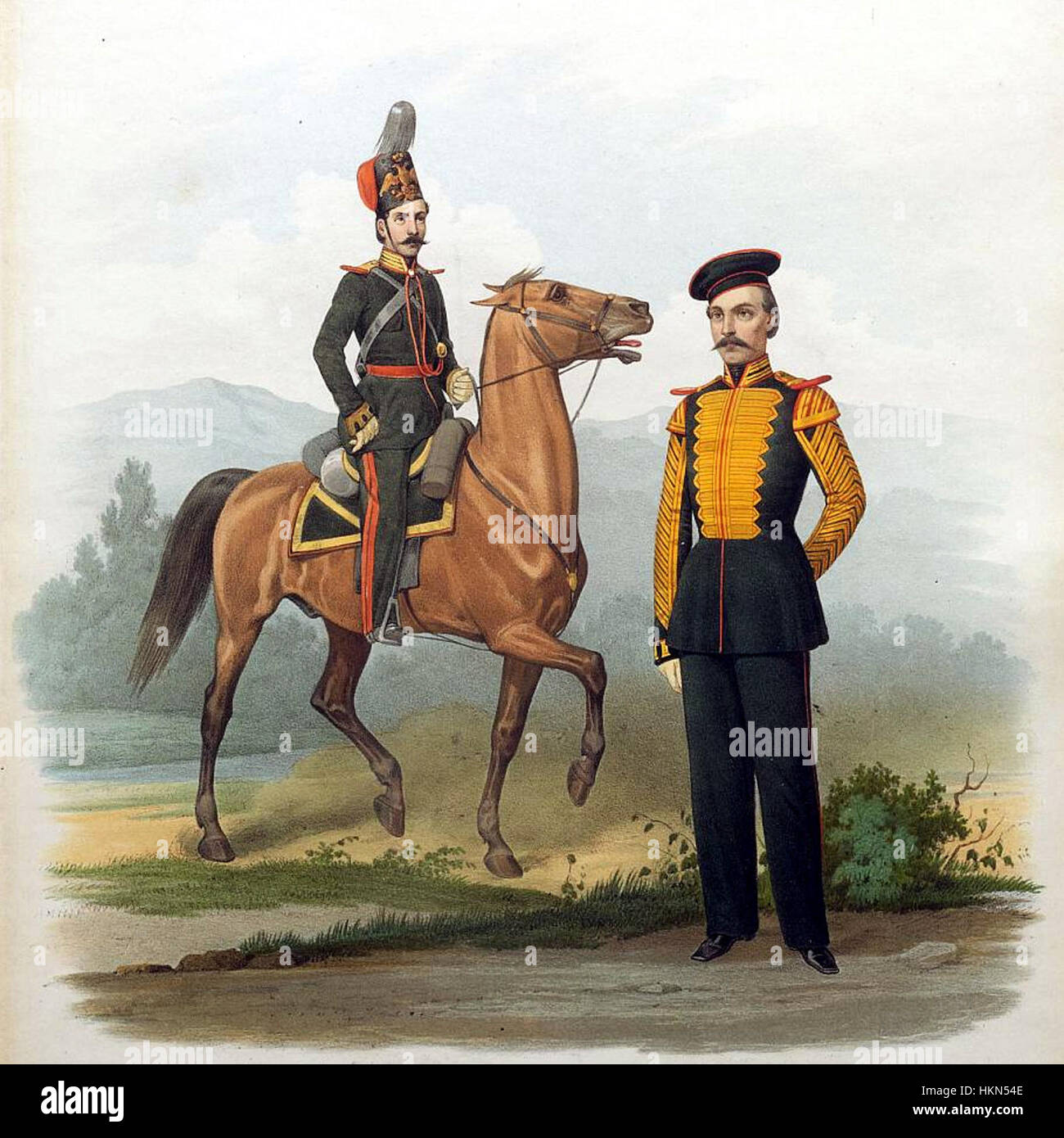 This artwork depicts 120 changes in the uniforms and armament of troops ...