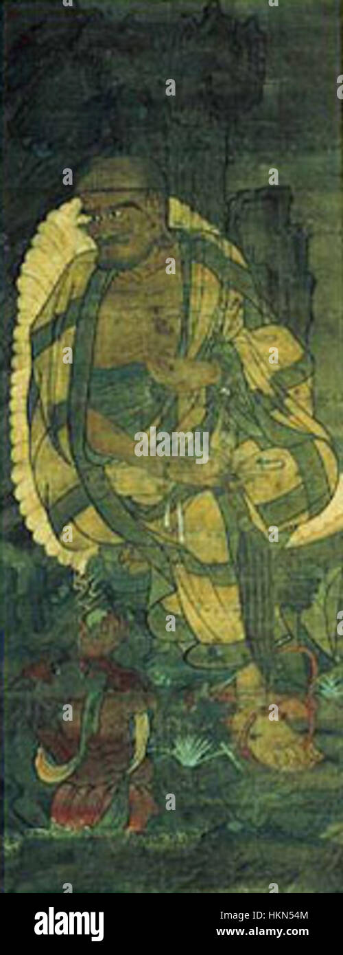 *Arhat* is a painting of a Buddhist monk, often referred to as Kyonenji ...