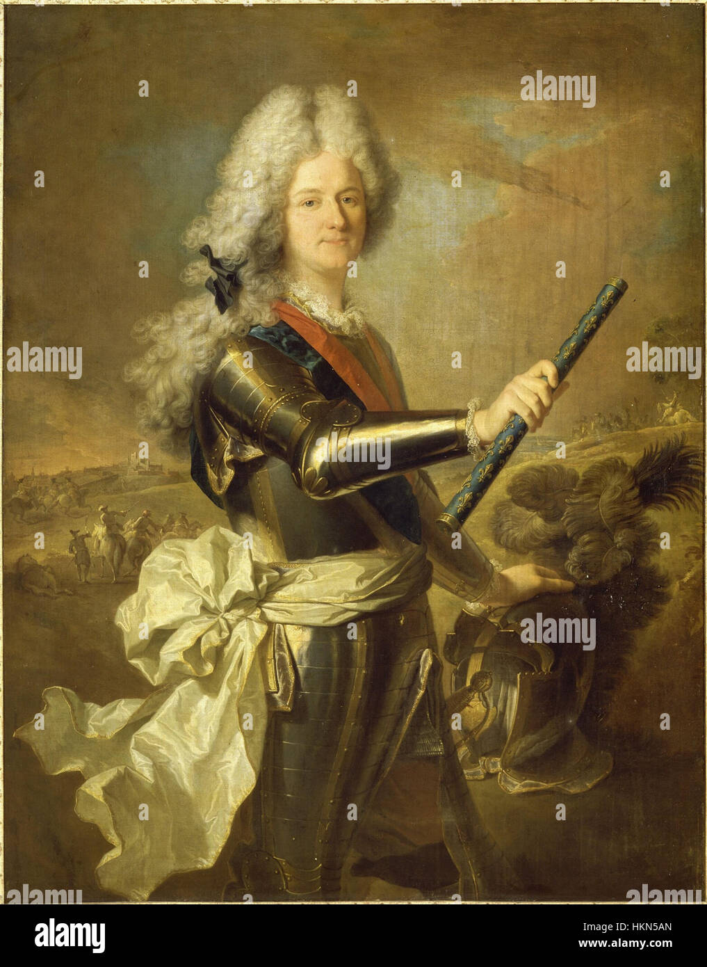This regal portrait by Hyacinthe Rigaud depicts Louis Alexandre de ...