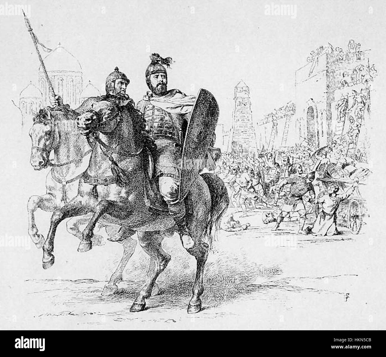 This fragment from the 'History of the Russian State' series ...