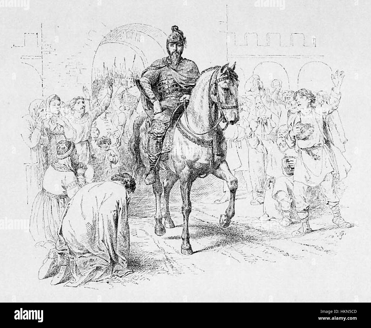 This fragment from 'The History of the Russian State' depicts a ...