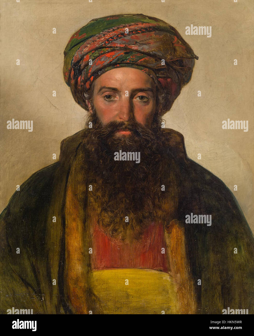 This painting by Ferdinand Amerling depicts a Turkish man in ...