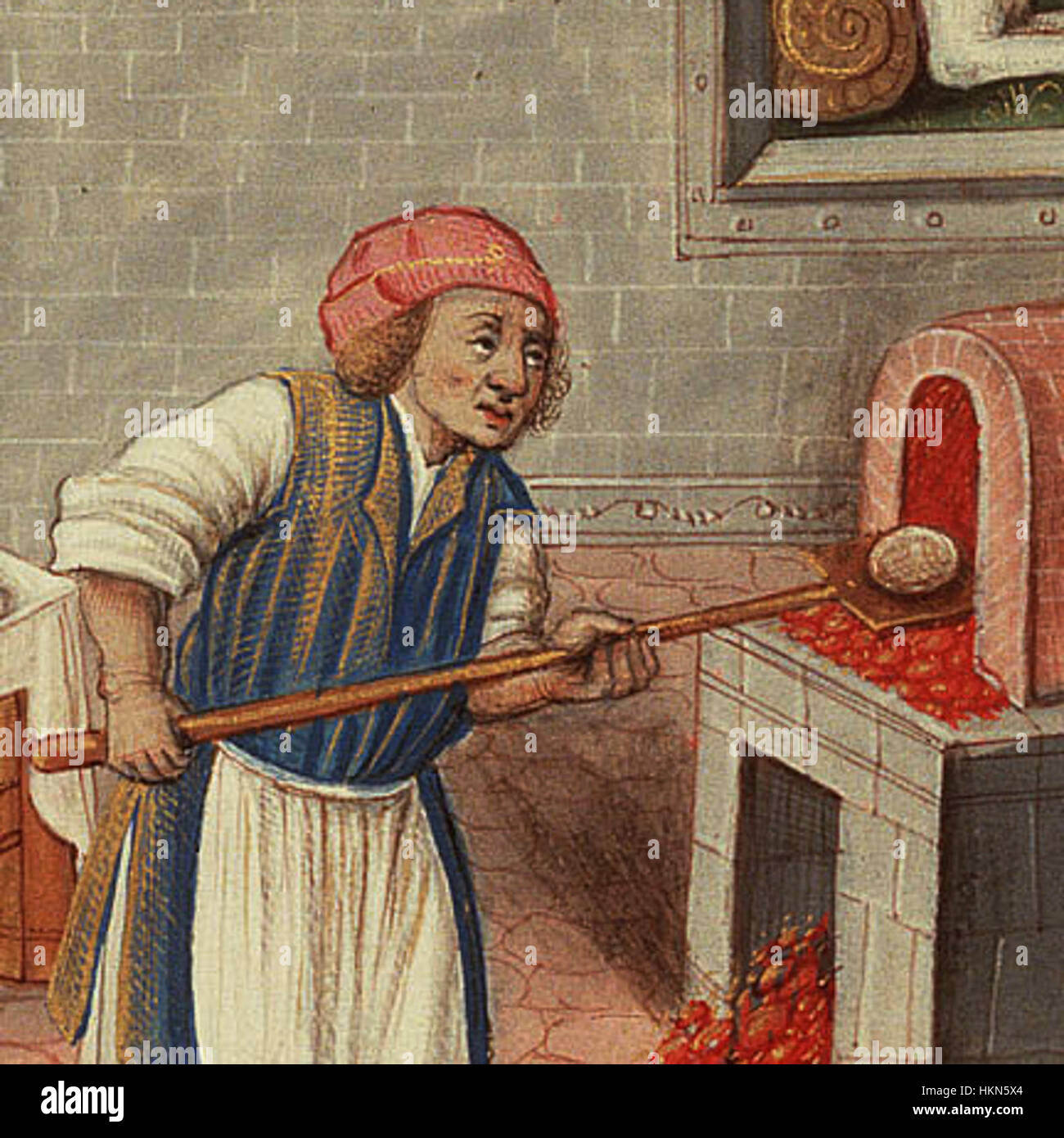 The detail from the Baker Middle Ages painting offers a glimpse into ...