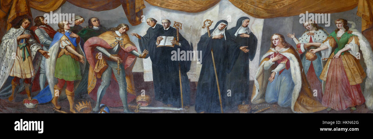 This painting or artwork from Altorf, St. Cyriaque, likely depicts ...