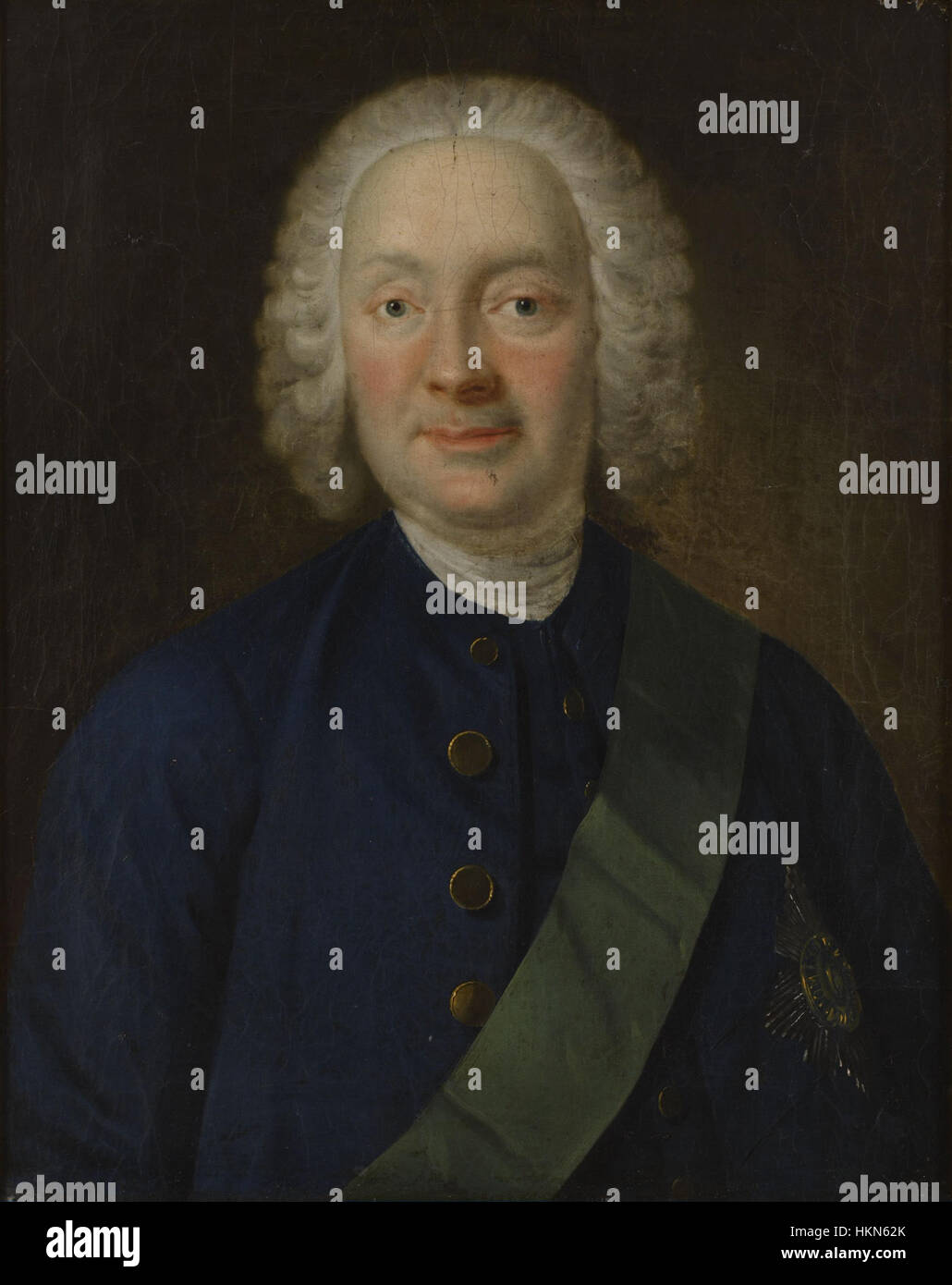 A portrait of John Carmichael, the 3rd Earl of Hyndford, showcasing his ...
