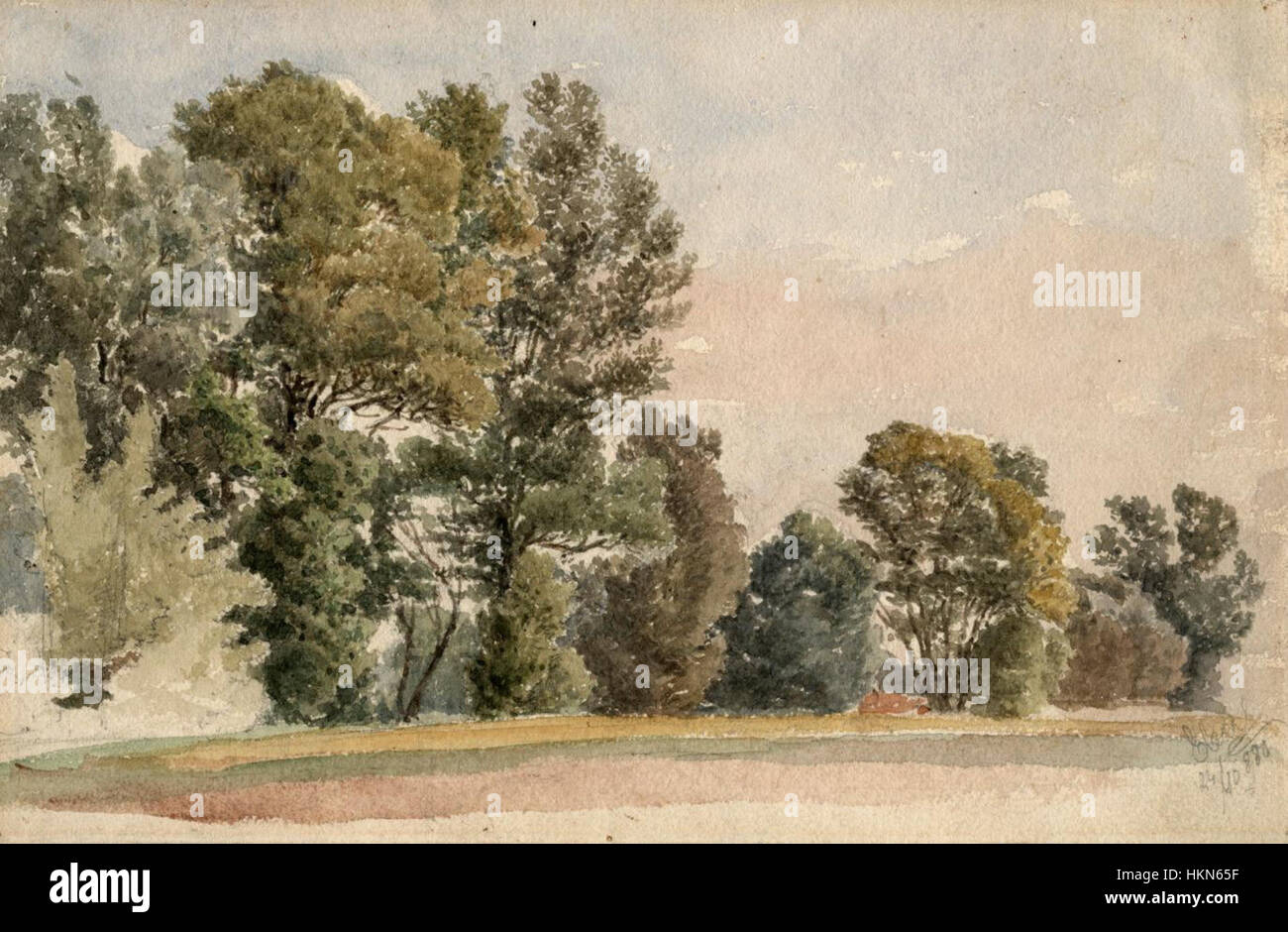 *Ob robu gozda* by Alojz Eberl captures the serene beauty of a forest's ...