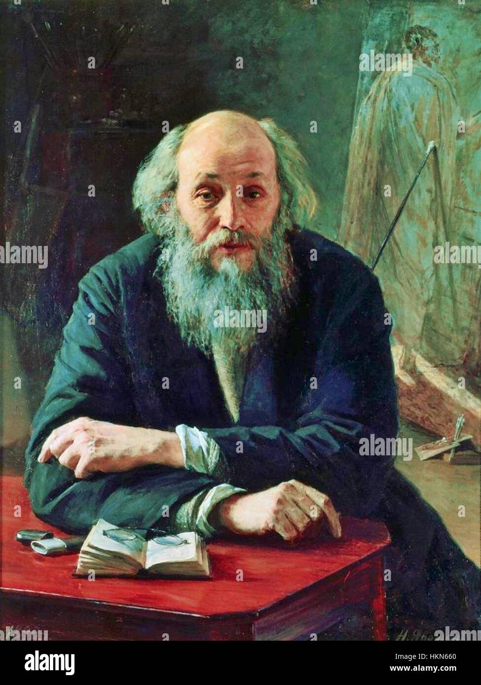 This 1890 portrait by Nikolaj Alexandrowitsch Jaroschenko captures a ...