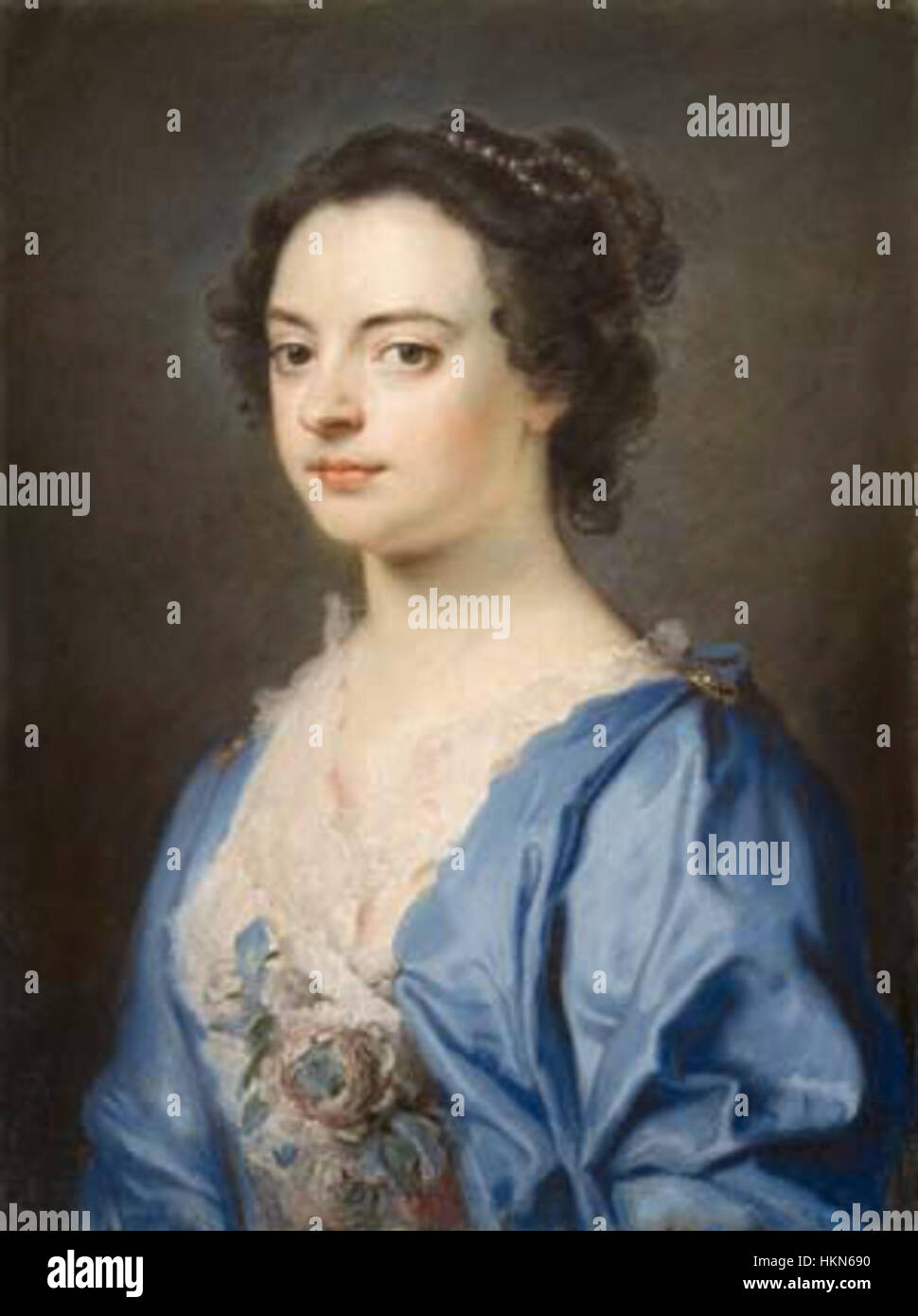 A portrait of a lady by William Hoare, capturing the elegance and ...