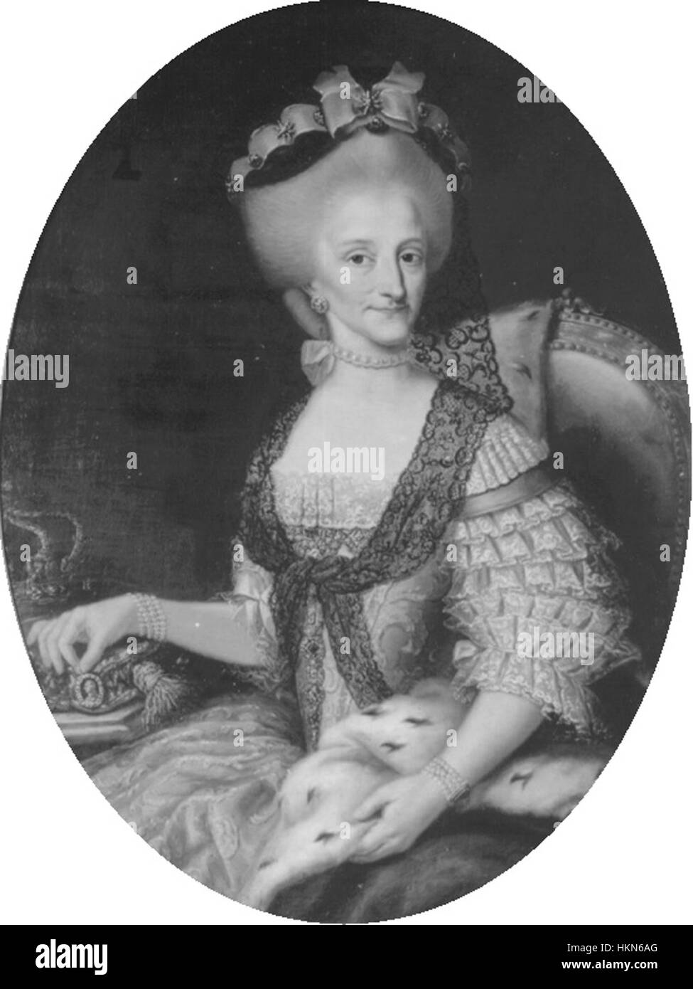 The painting of Maria Antonia of Spain, created by Panealbo, is a royal ...