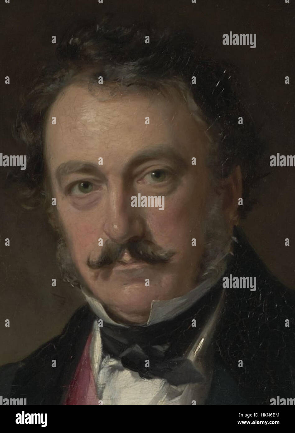 The painting of Henry Pottinger, a notable British diplomat and ...