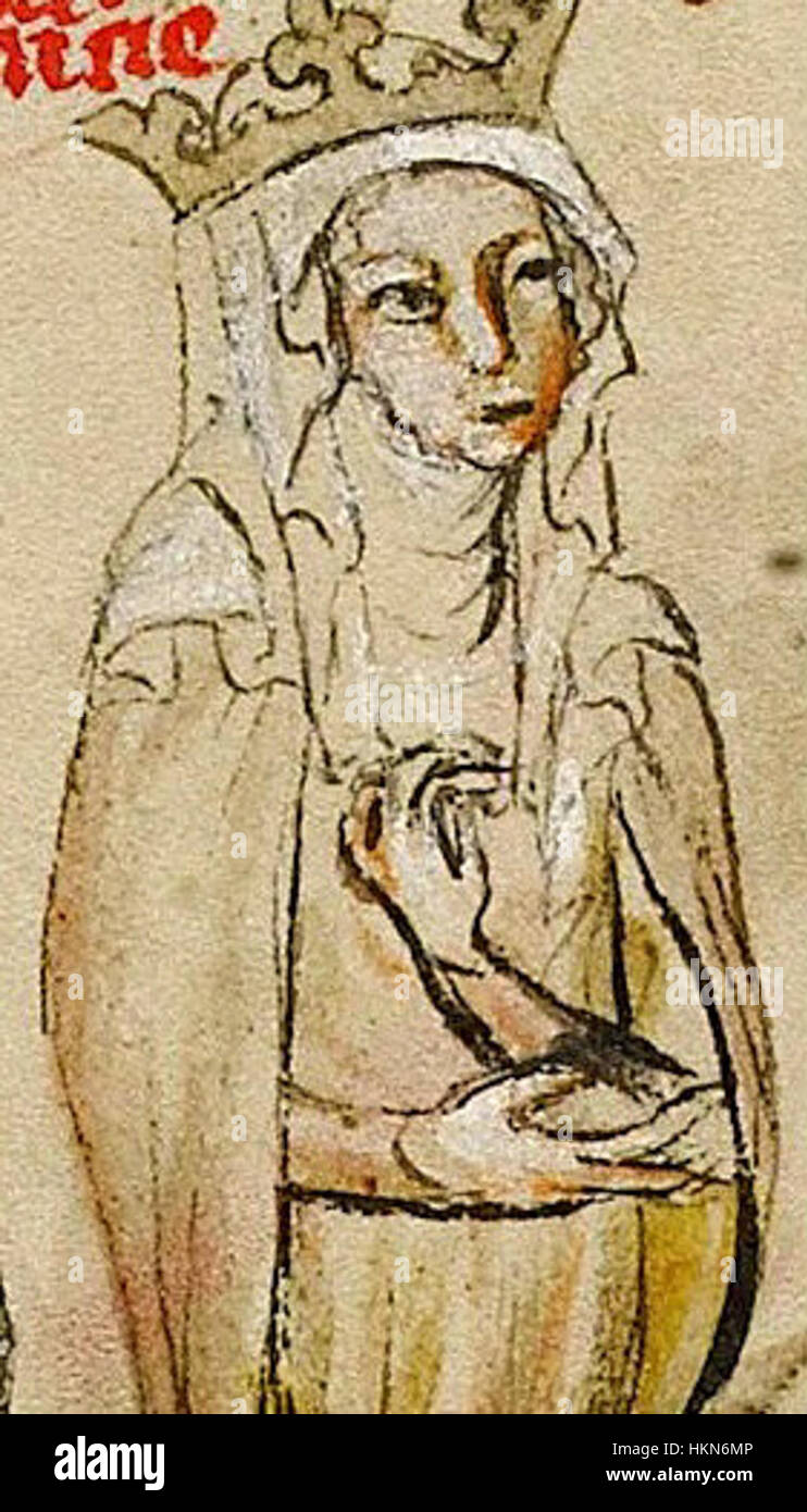'Agnes of Merania' from the Hedwig Codex represents a historical figure ...