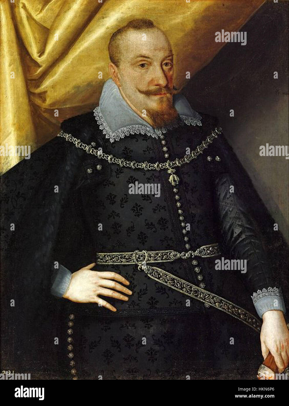 This portrait depicts Sigismund III Vasa, the King of Poland and Sweden ...