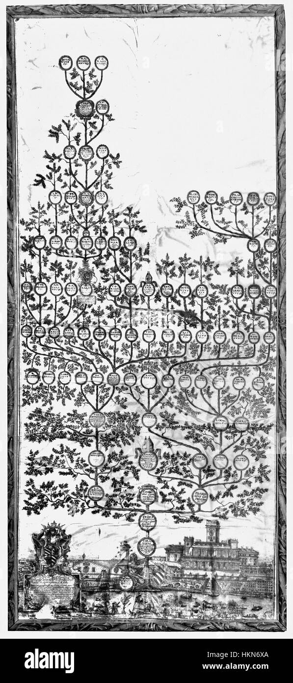 The *Albero genealogico della famiglia Cavriani* (Family Tree of the ...
