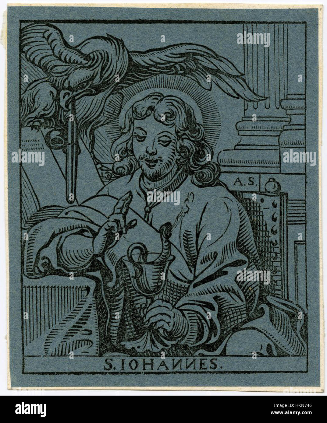 Antoon Sallaert’s 'St John Seated' is a religious painting portraying ...