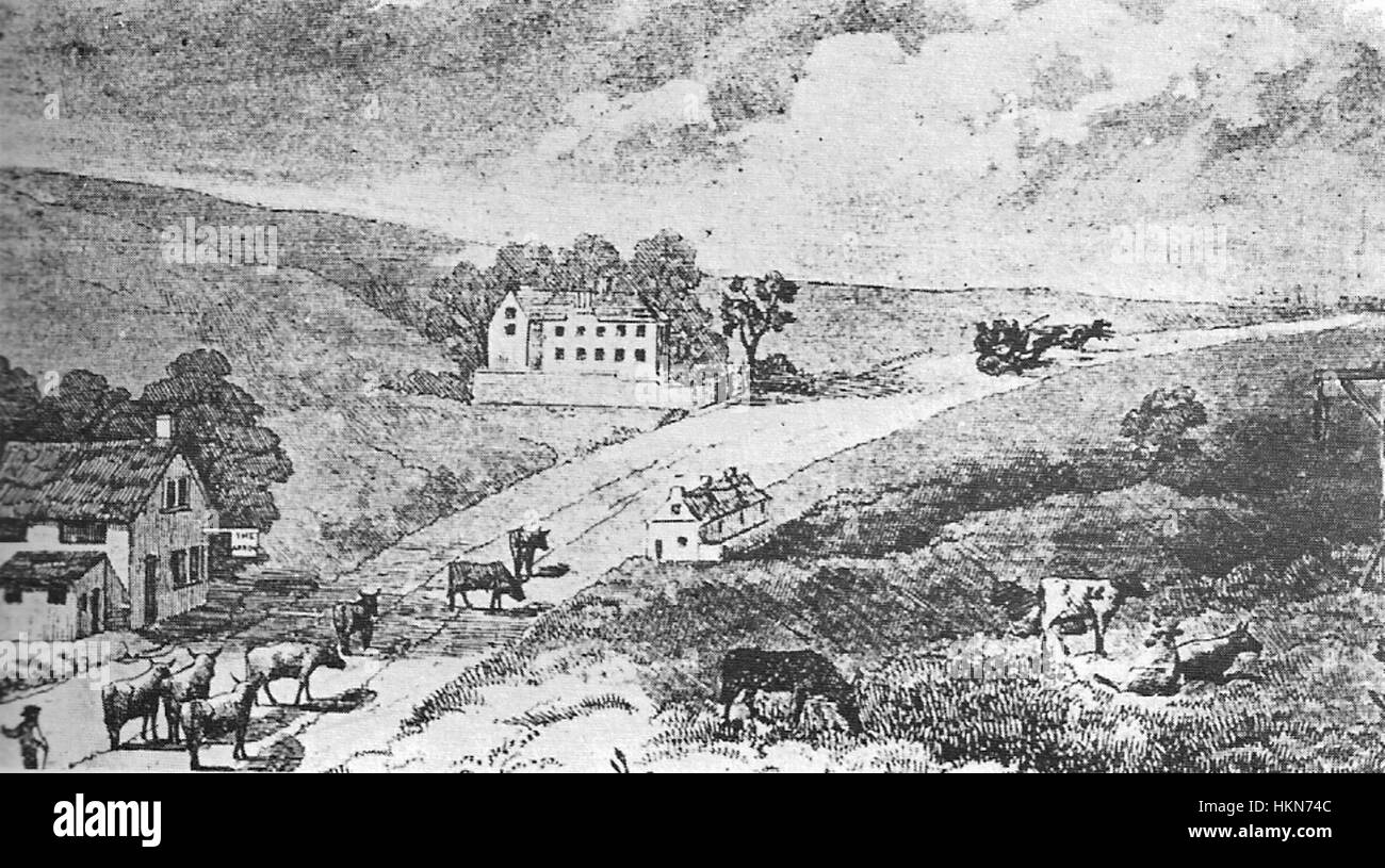 *Attercliffe Common 1792* is a historical painting depicting a scene ...