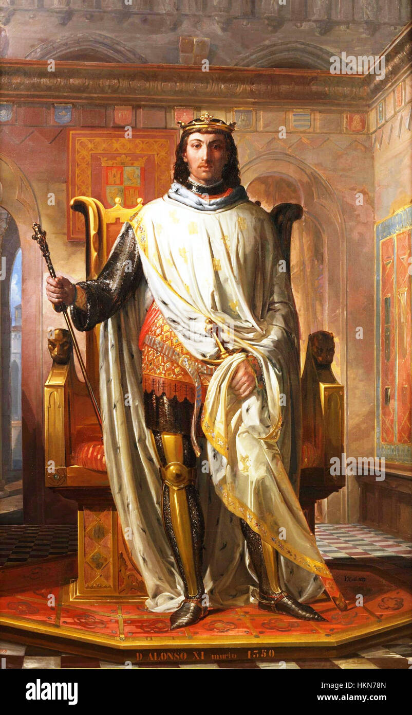 This painting of Alfonso XI de Castilla, housed in the Museo del Prado ...