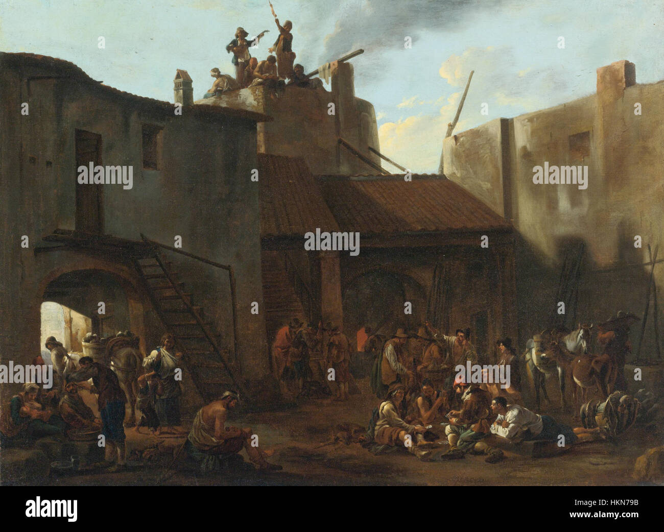 Roman peasants hi-res stock photography and images - Alamy