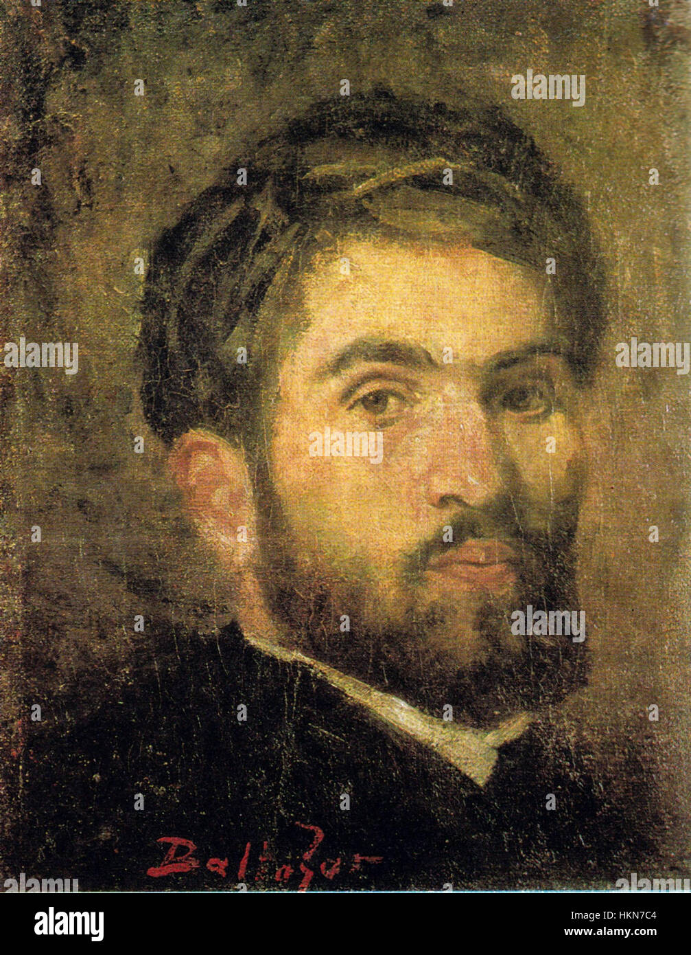 A painting of Apcar Baltazar, reflecting his role or depiction in art ...