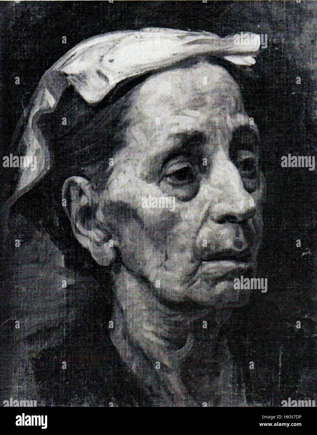 Apcar Baltazarâ€™s 'Portret de batrana' is a poignant depiction of an ...