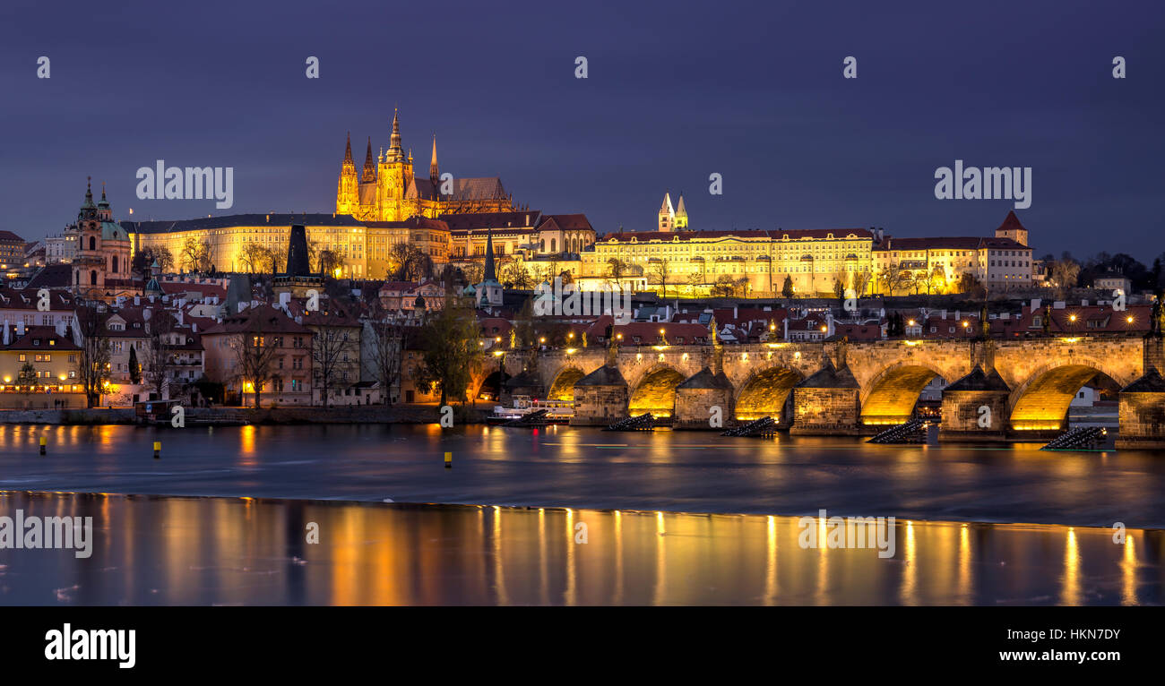 Skyline of Prague, Czech Republic Stock Photo - Alamy