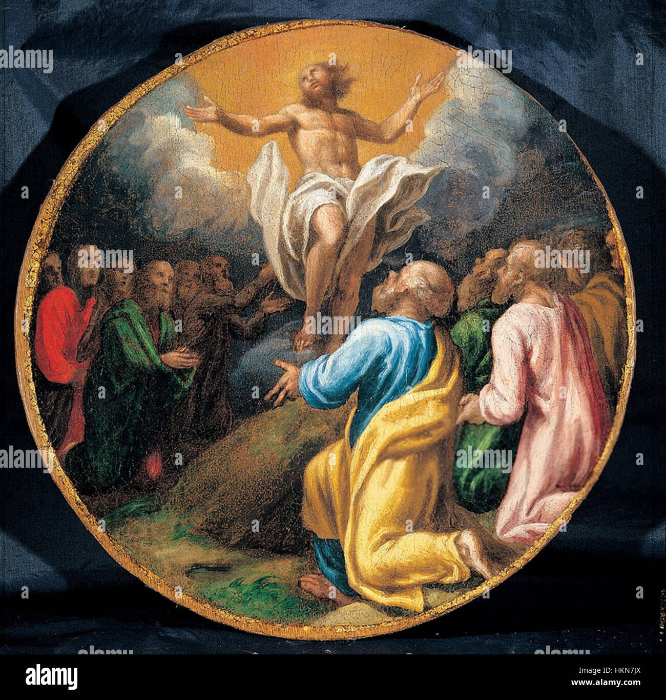 'Ascensione' by Vincenzo Campi depicts a religious ascent, showcasing ...