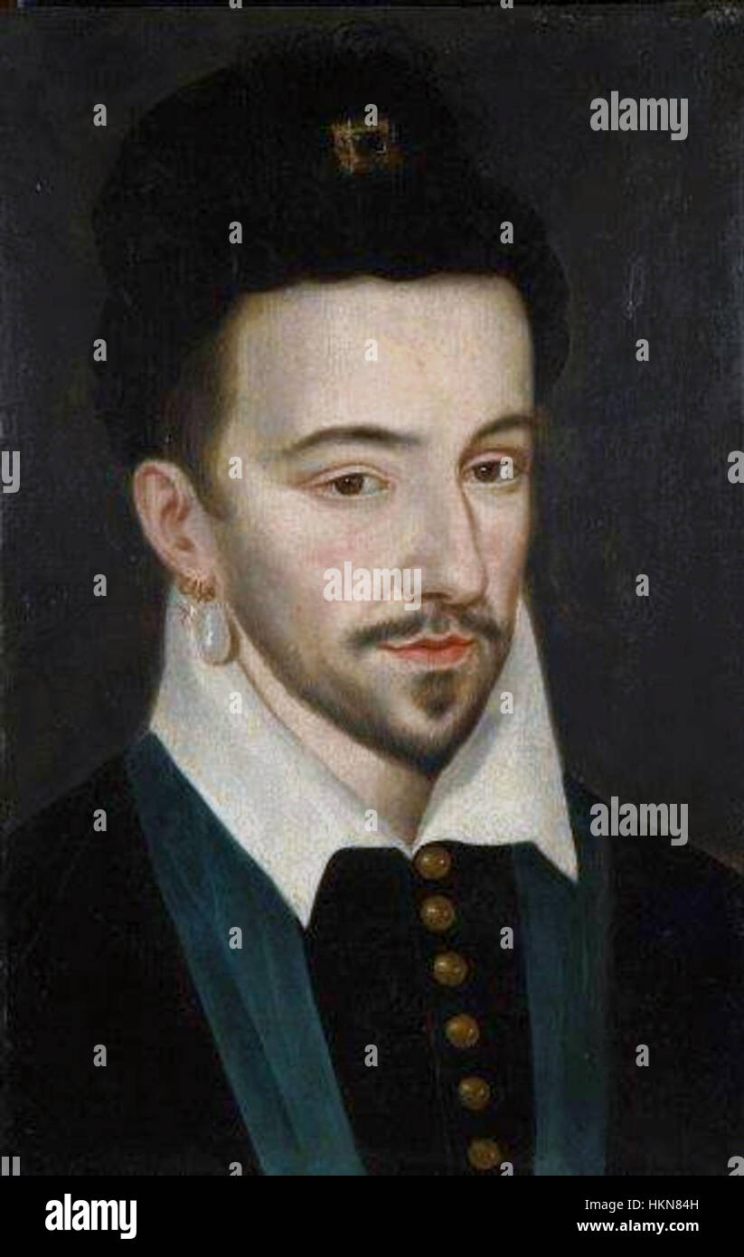 The painting of Henry III of France by Dumonstier captures the regal ...