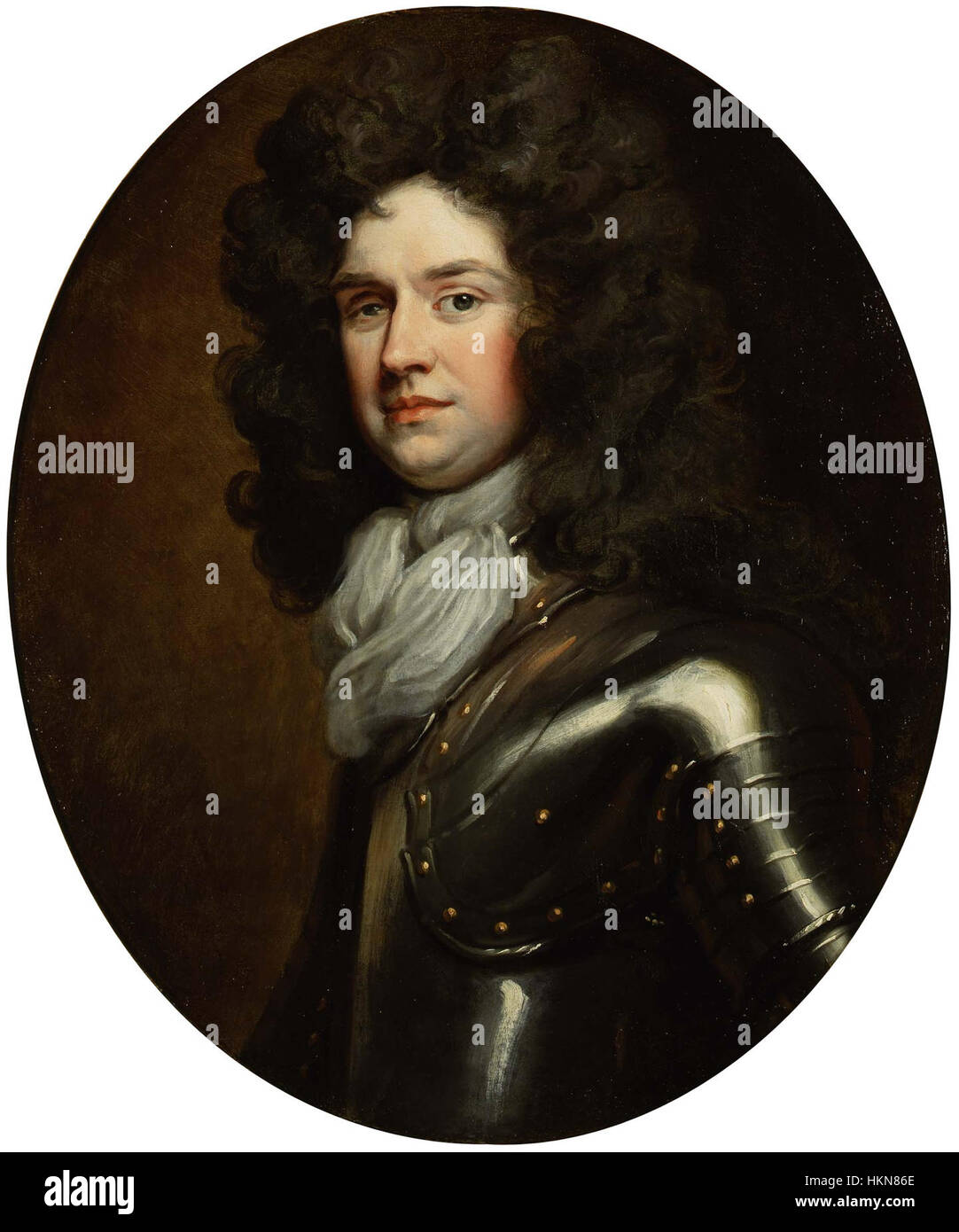 The portrait of the 1st Earl of Portmore, an aristocrat from 18th ...