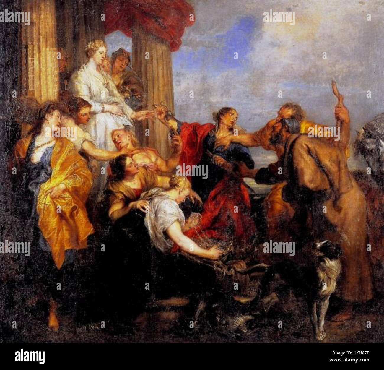 Anthony van Dyck's 'Achilles Recognized Among the Daughters of ...