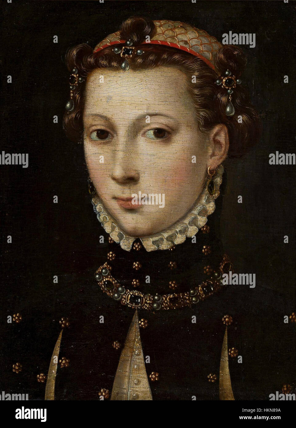 The portrait by Jean Clouet, a French Renaissance artist, captures a ...