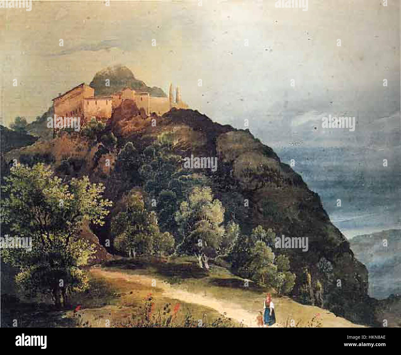 This 1848-49 painting by Alberto Pasini depicts the Castello di ...