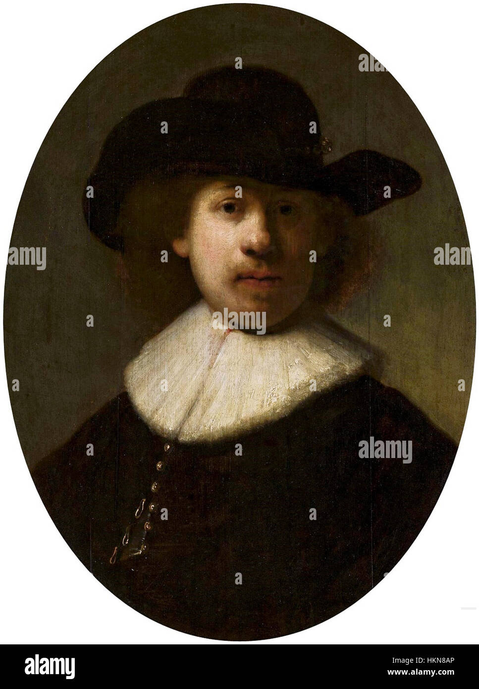 Anonymous Portrait of Rembrandt Stock Photo - Alamy