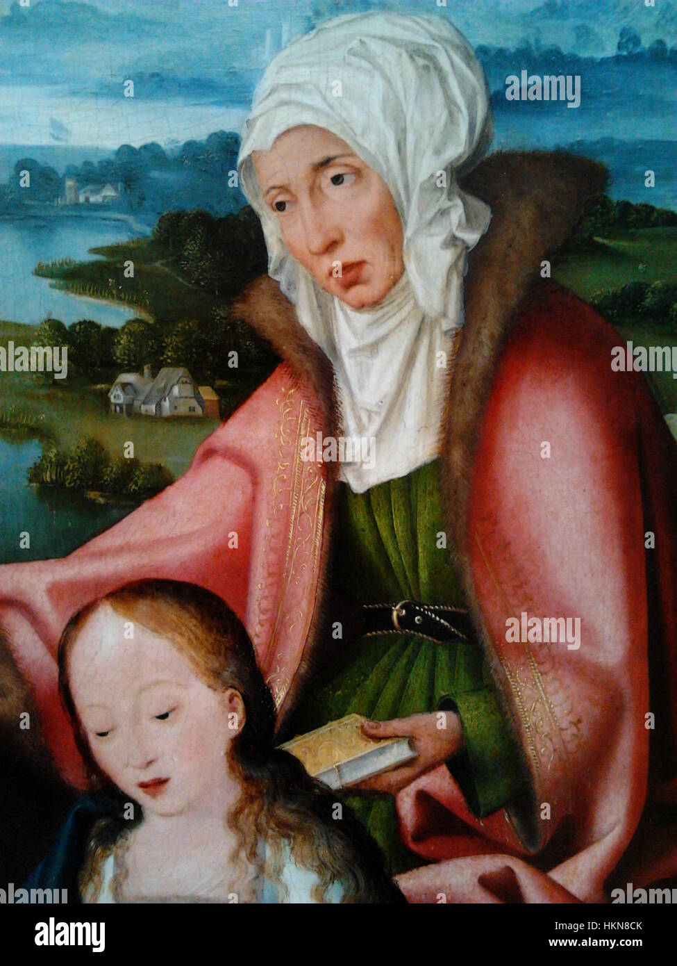 Cleve Holy Family (detail) 01 Stock Photo - Alamy