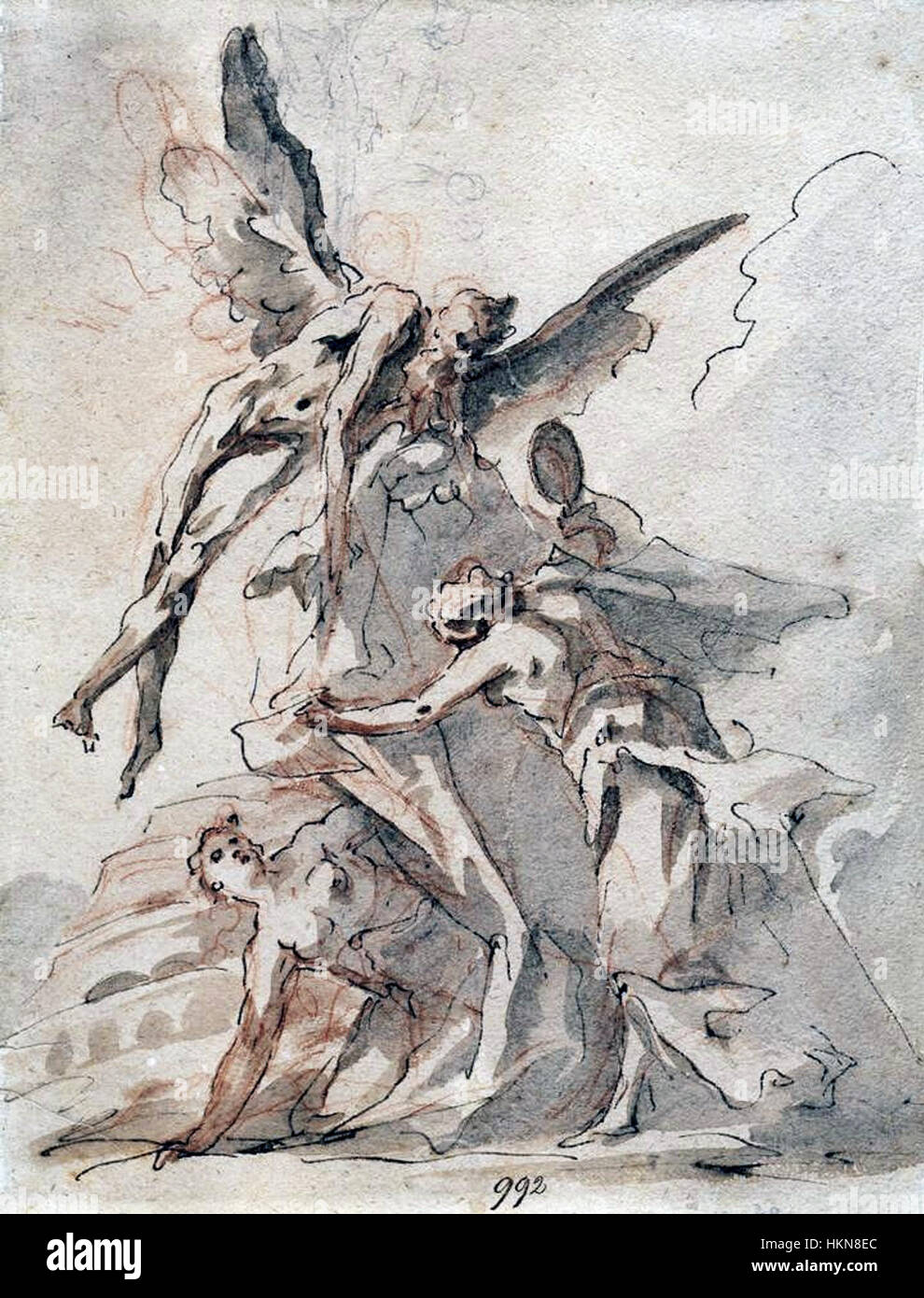 The painting 'Wisdom and Time Discovering Truth' by Diziani represents ...