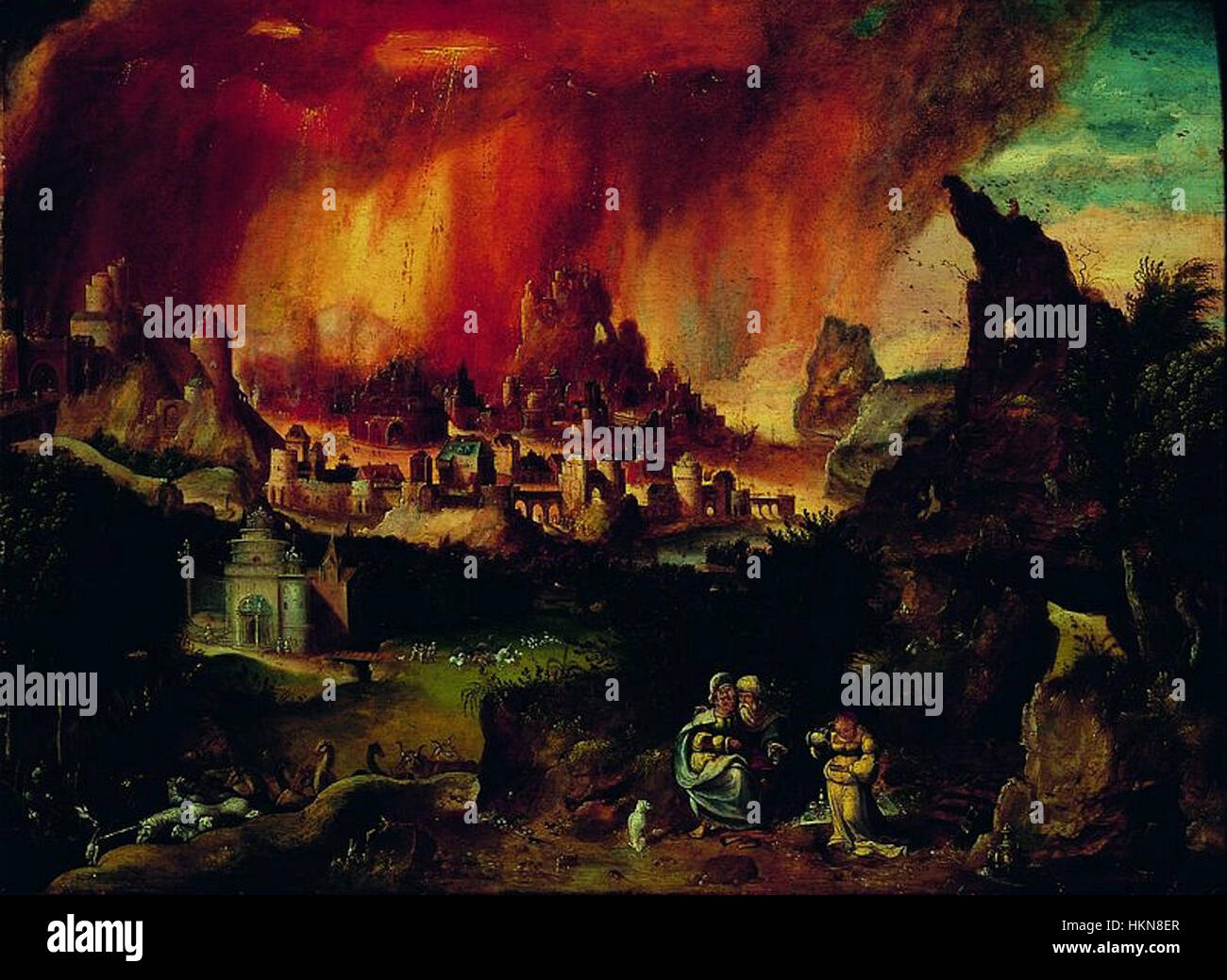 The fire of sodom hi-res stock photography and images - Alamy