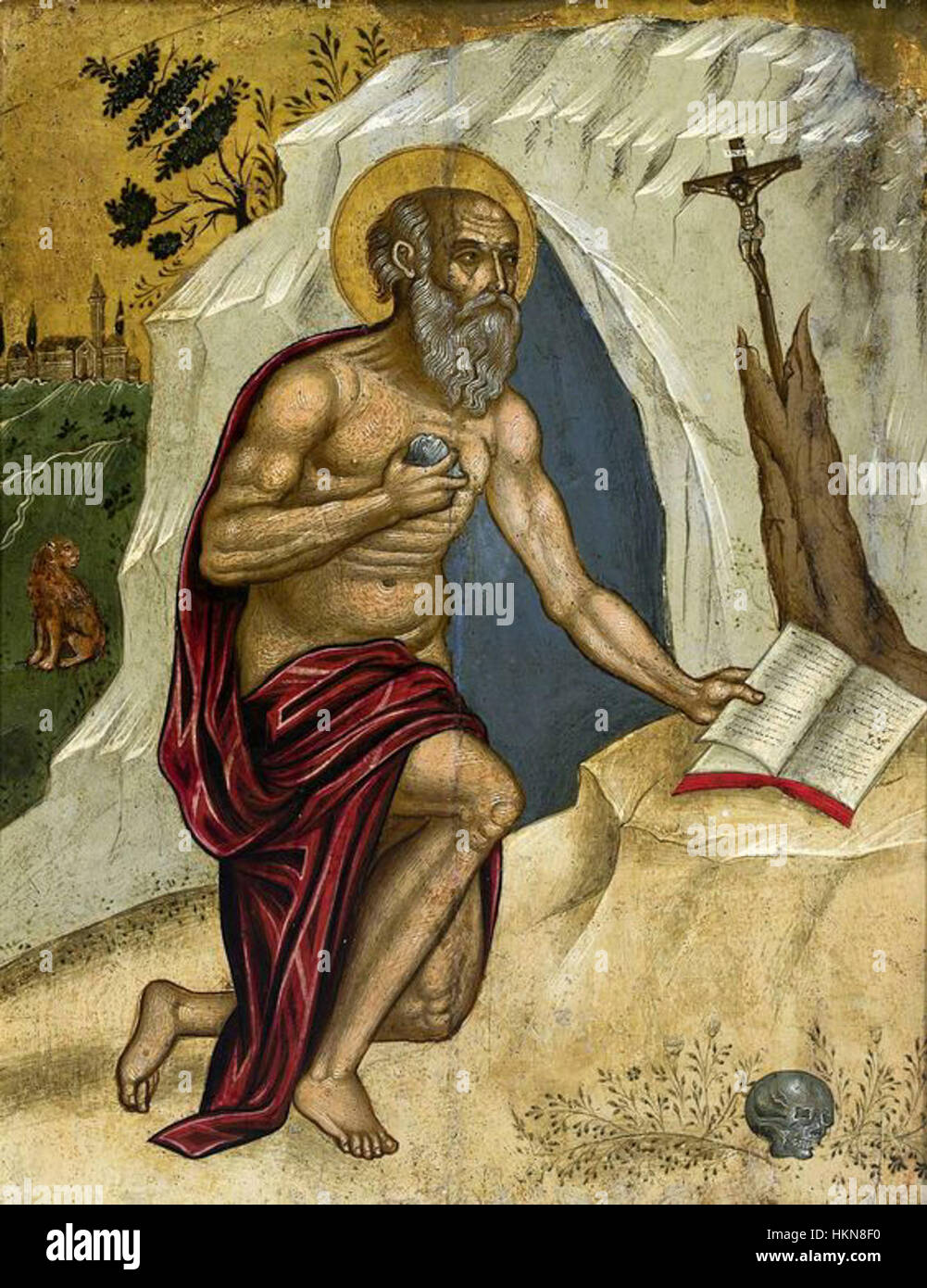 Saint jerome painting lion hi-res stock photography and images - Alamy