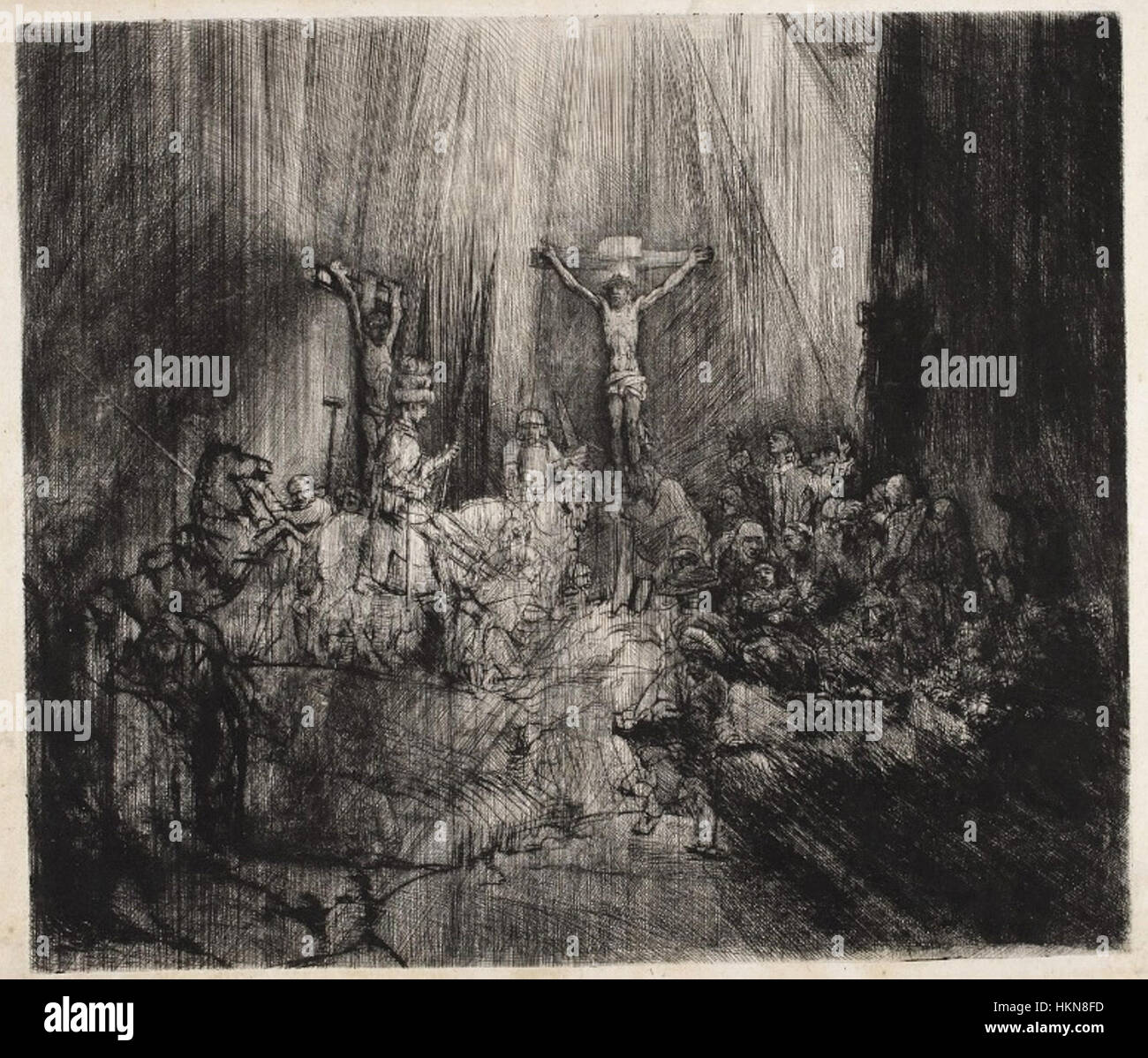 The three crosses by rembrandt hi-res stock photography and images - Alamy