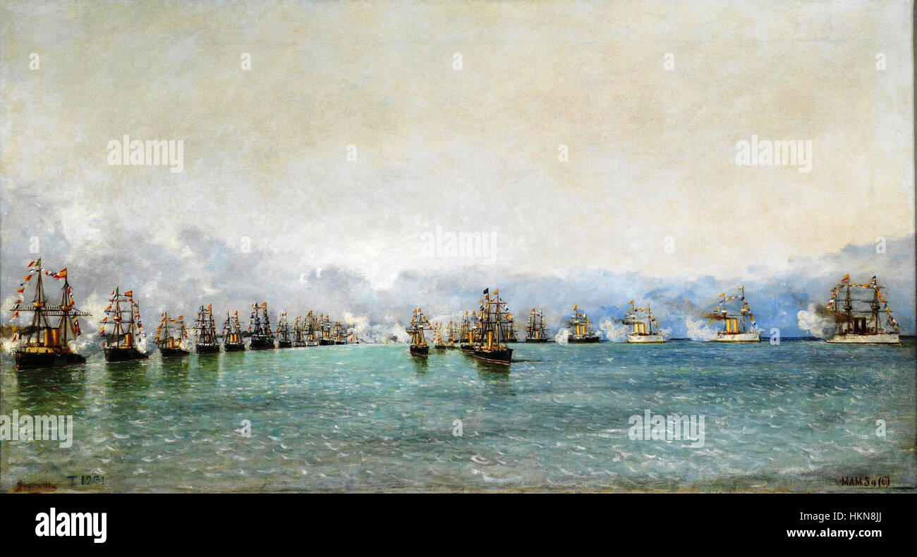 'A Rumbo' by Antonio Caula y Concejo, housed in the Museo del Prado, is ...