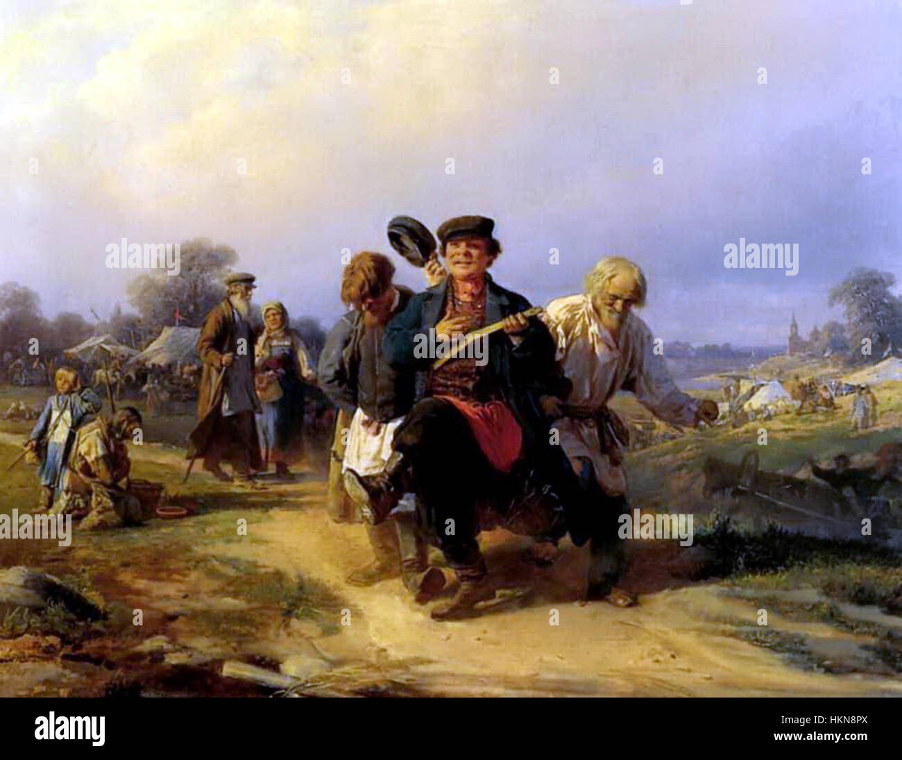 This artwork by A. Korzukhin is an expression of Russian artistic ...