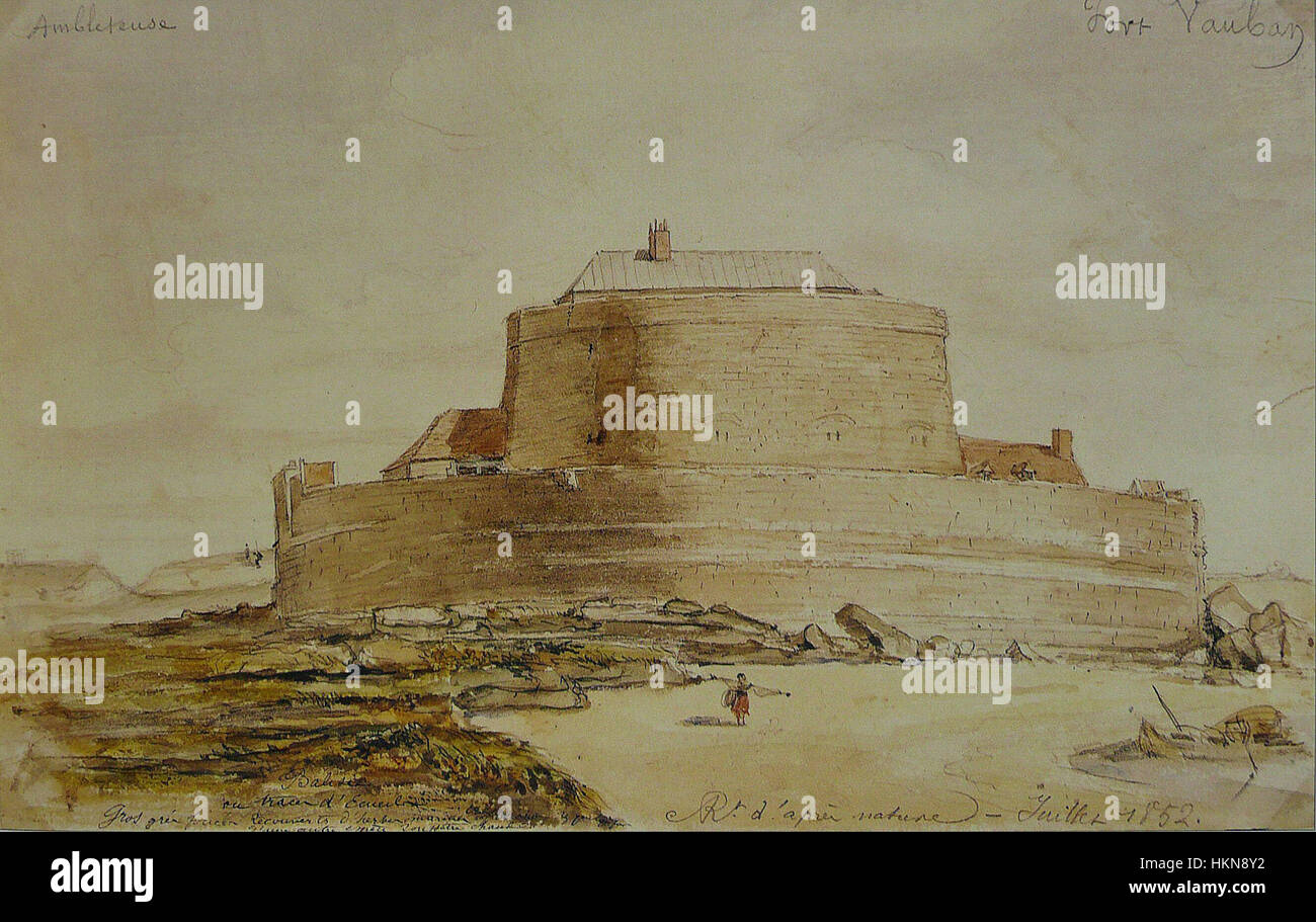 Alfred Robaut's painting 'Fort Vauban' depicts the historic French ...