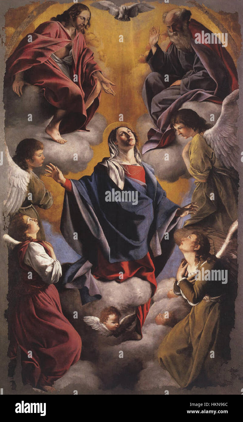 'Assunta' by Orazio Gentileschi is a renowned Baroque painting ...