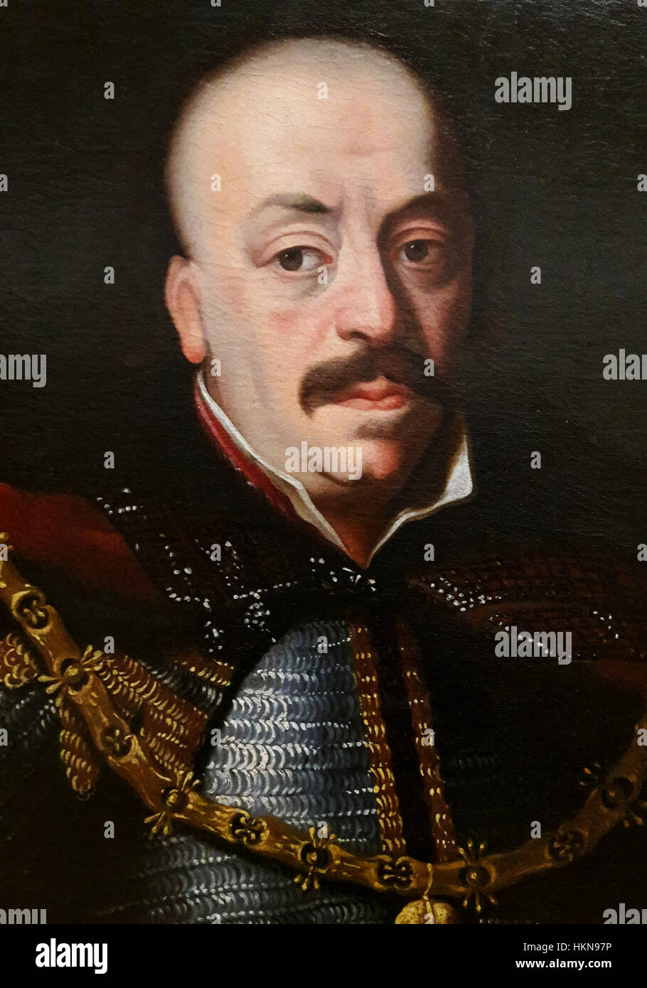 This detailed artwork shows John II Casimir of Poland wearing a ...