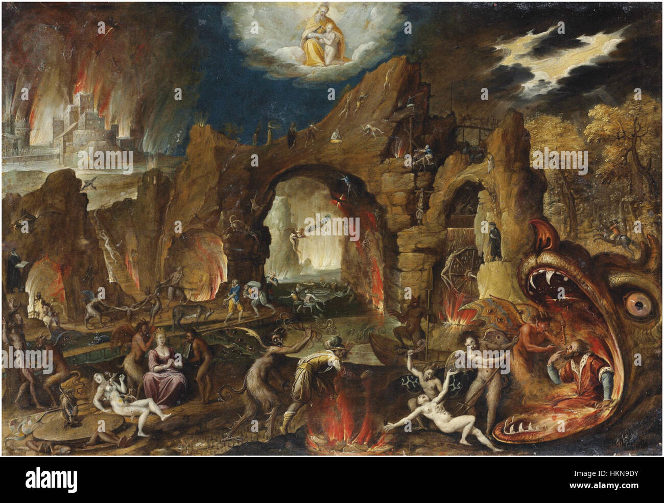 Jacob van Swanenburgâ€™s 'The Harrowing of Hell' is a dramatic ...