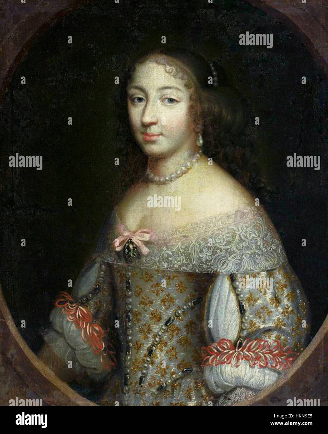 The painting 'Portrait of a Lady' by Beaubrun captures the elegance and ...