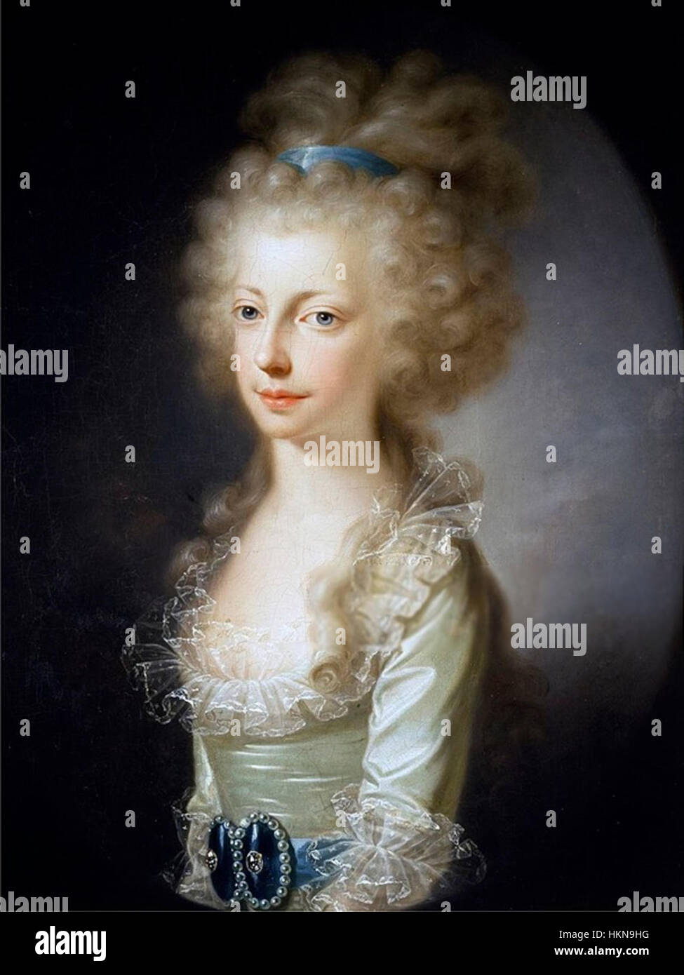 This 1796 portrait of Archduchess Maria Clementina of Austria, Duchess ...