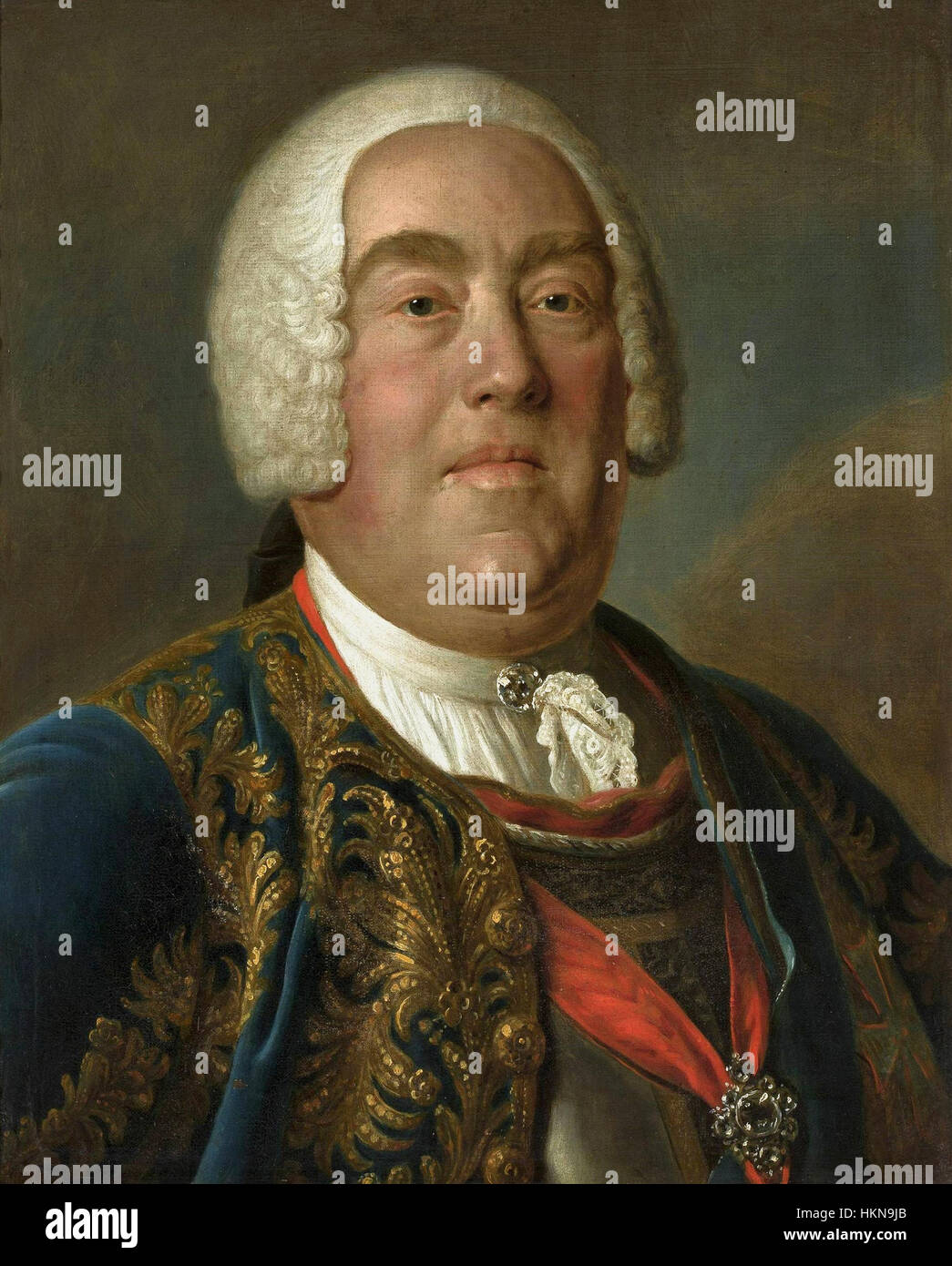 This portrait by Rotari features Augustus III of Poland dressed in a ...