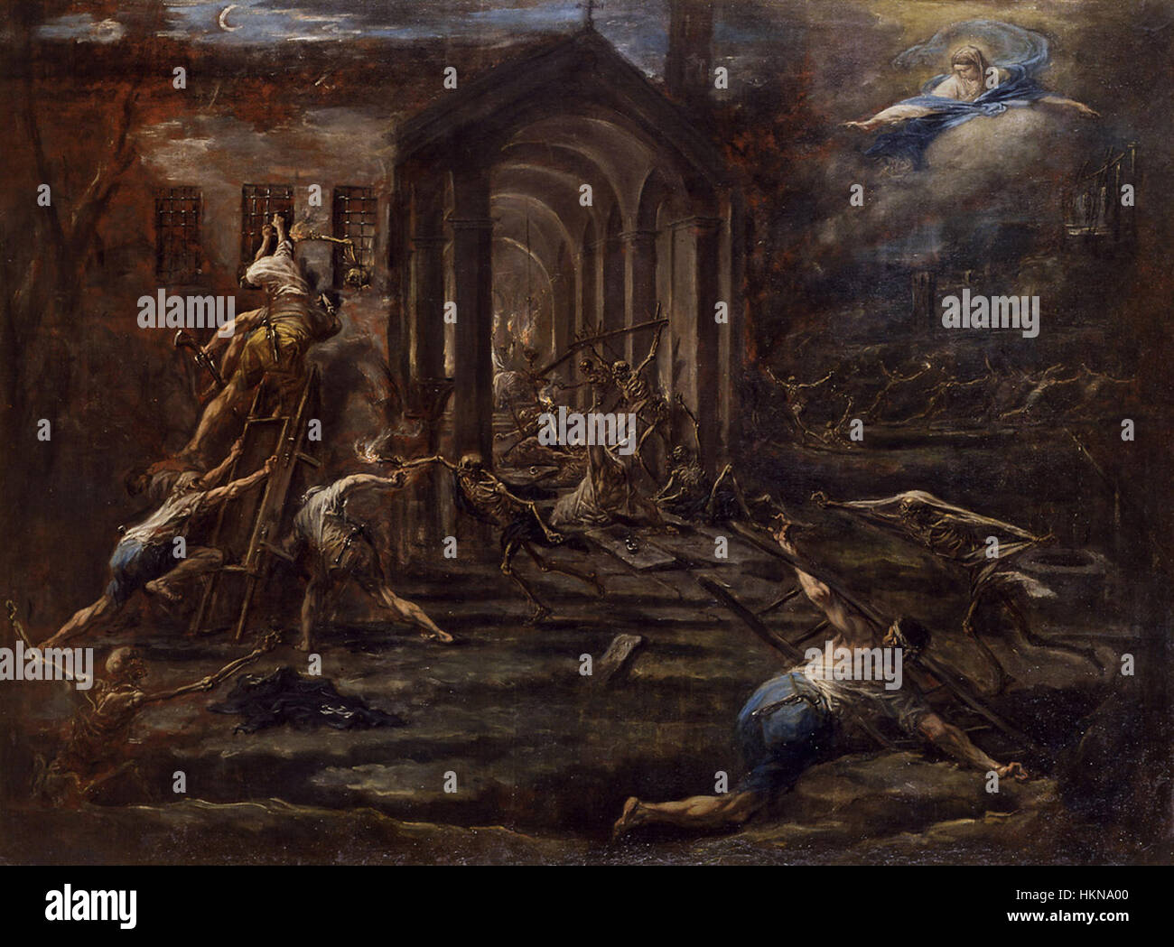 Alessandro Magnasco's 'Sacrilegious Robbery' depicts a dramatic and ...
