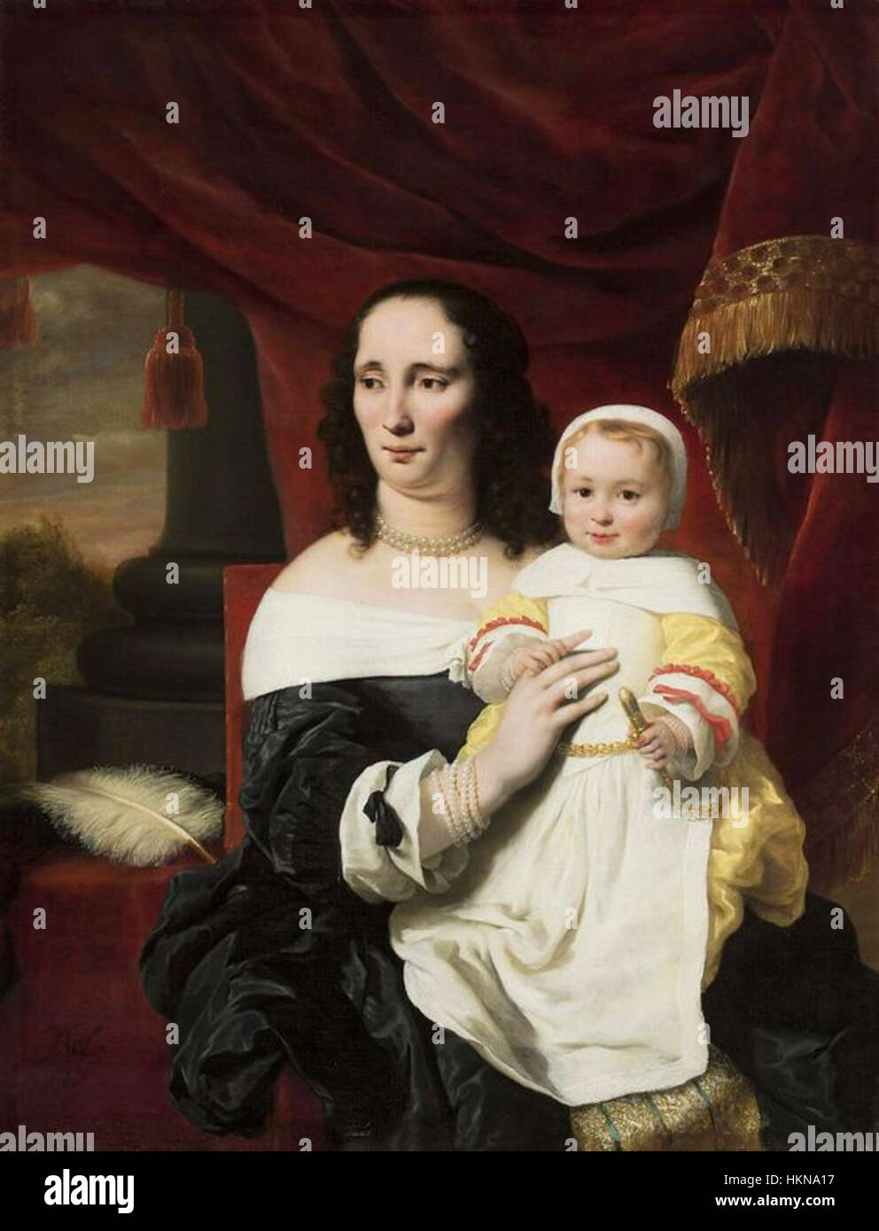 This portrait by Bol captures Johana de Geer-Trip, a notable figure ...